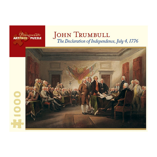 John Trumbull: The Declaration of Independence, July 4, 1776 1000-piece ...