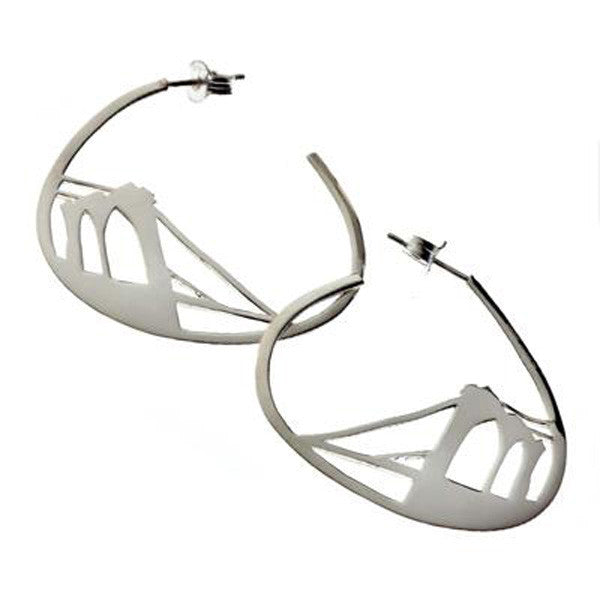 Brooklyn Bridge Sterling Silver Earrings